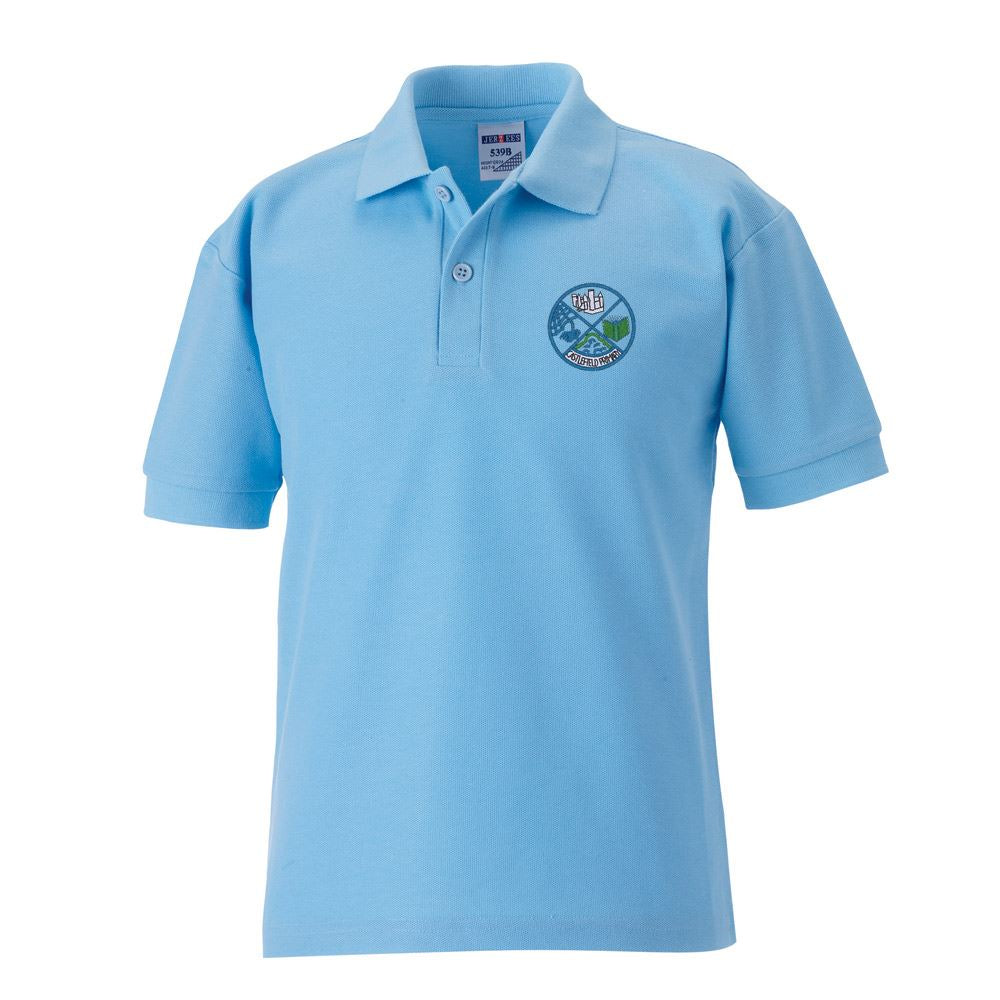 Castlefield Primary Poloshirt Sky – Schoolwear Made Easy