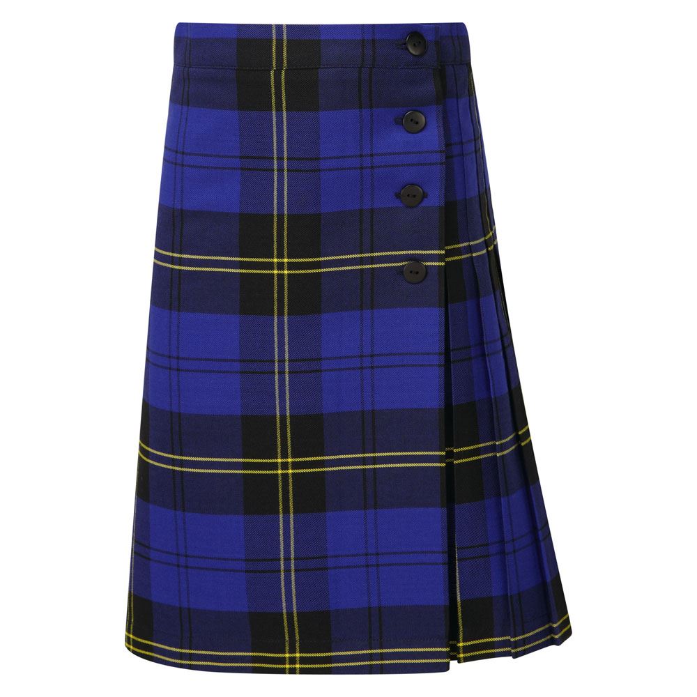 Kelso Tartan Kilt Royal – Schoolwear Made Easy