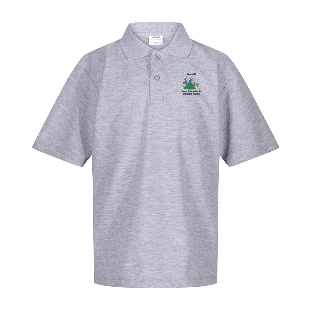 Brucehill ELCC Poloshirt Grey – Schoolwear Made Easy