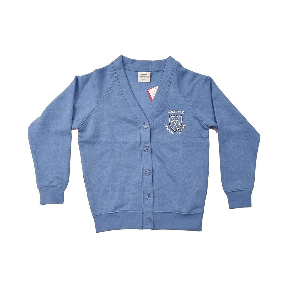 Lochfield Primary Cardigan Aero Blue – Schoolwear Made Easy