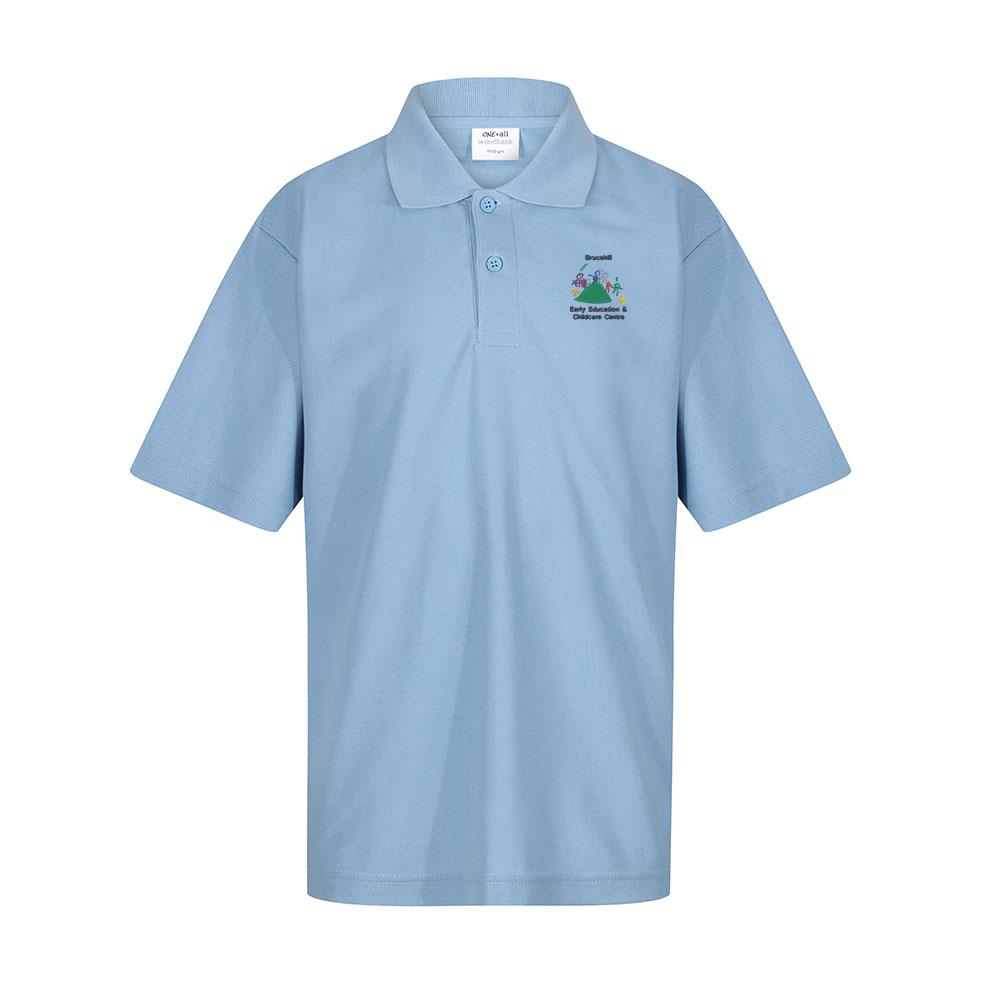 Brucehill ELCC Poloshirt Sky – Schoolwear Made Easy