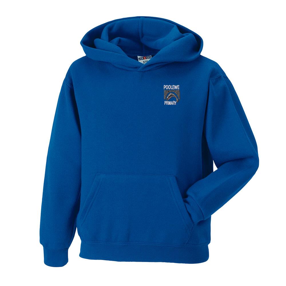 Poolewe Primary Hooded Sweatshirt Royal – Schoolwear Made Easy