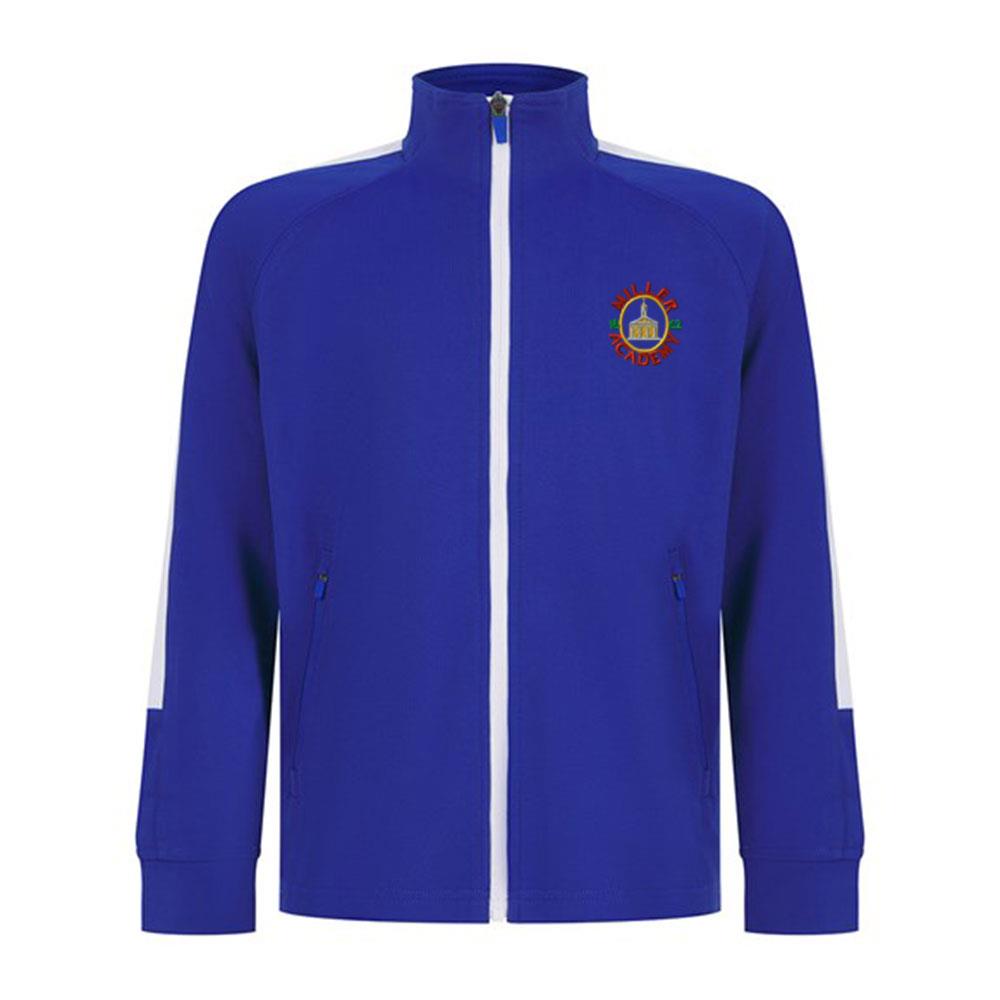 Miller Academy Tracksuit Top Royal/White – Schoolwear Made Easy