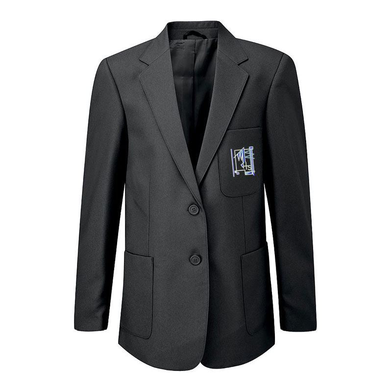 Woodfarm High Girls Poly Blazer Black – Schoolwear Made Easy
