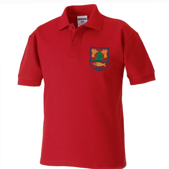 Avoch Primary Poloshirt Classic Red – Schoolwear Made Easy