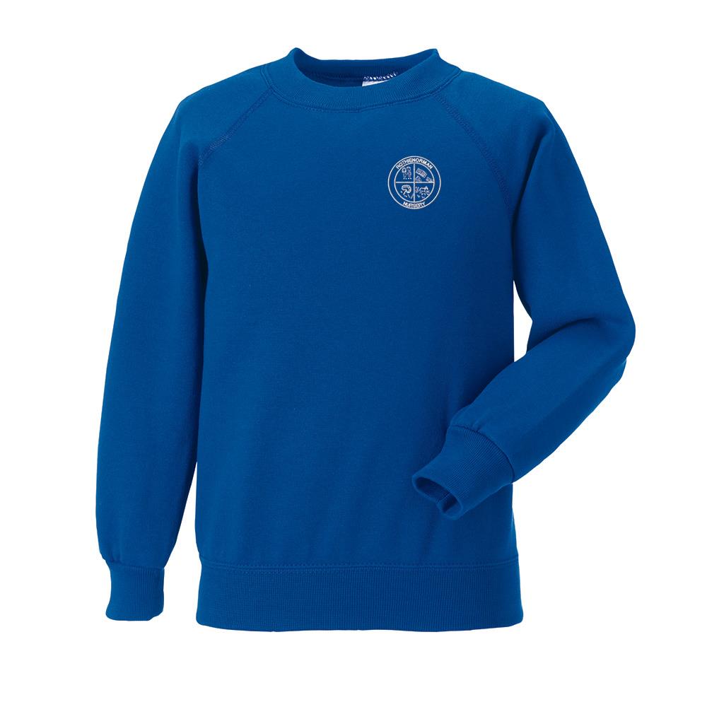 Rothienorman Nursery Crew Neck Sweatshirt Royal – Schoolwear Made Easy