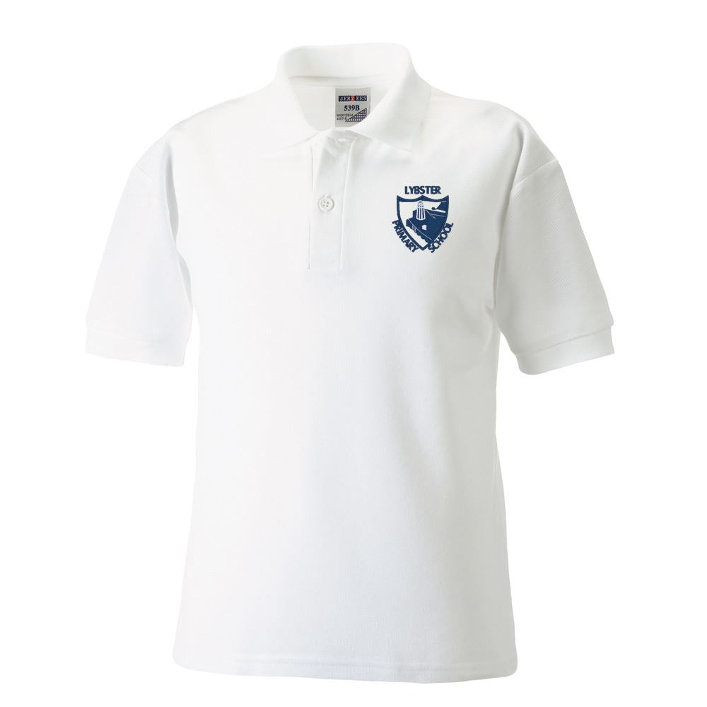 Lybster Primary Poloshirt White – Schoolwear Made Easy