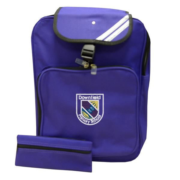 Downfield Primary Junior Backpack Purple – Schoolwear Made Easy