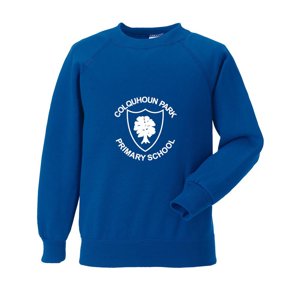 Colquhoun Park Crew Neck Sweatshirt Royal – Schoolwear Made Easy