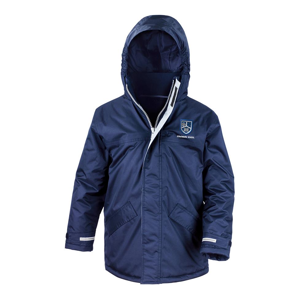 Strathburn Primary Core Kids Winter Parka Navy – Schoolwear Made Easy