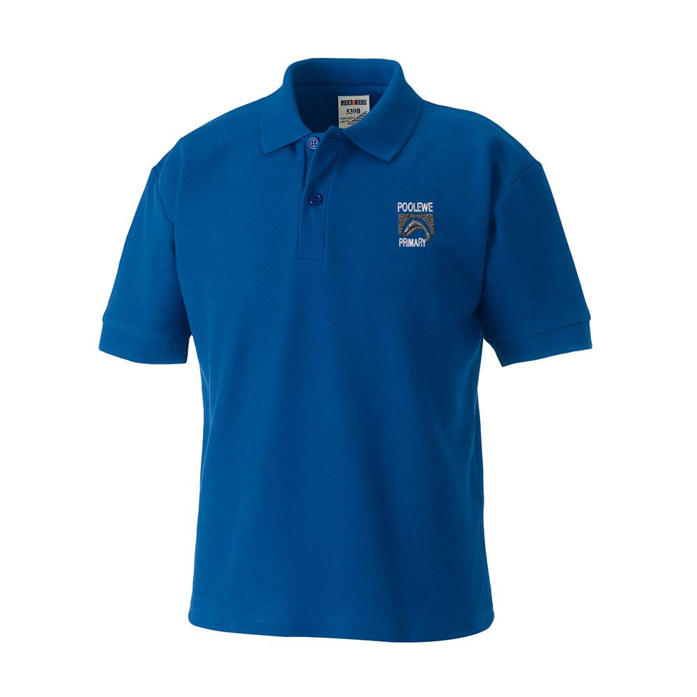 Poolewe Primary Poloshirt Royal – Schoolwear Made Easy