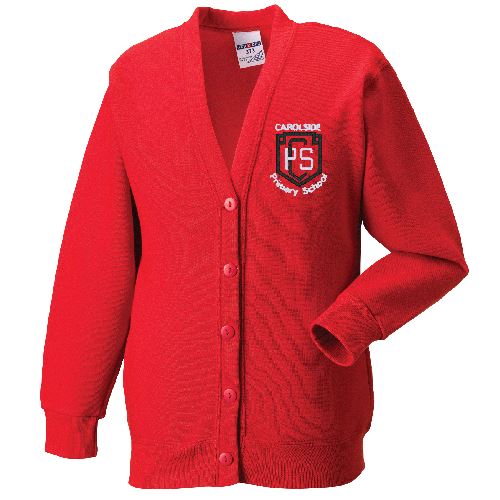 Carolside Primary Cardigan Red – Schoolwear Made Easy