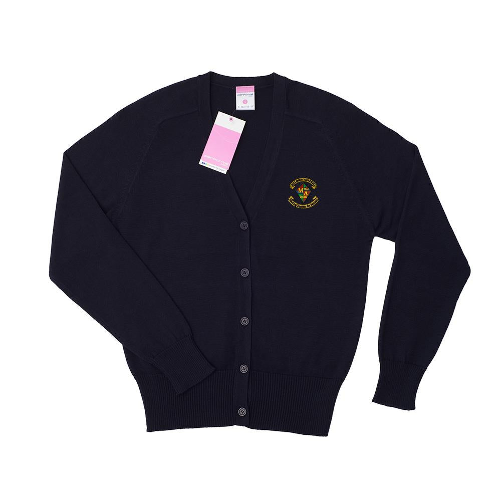 Meldrum Academy Girls Cotton Cardigan Navy – Schoolwear Made Easy