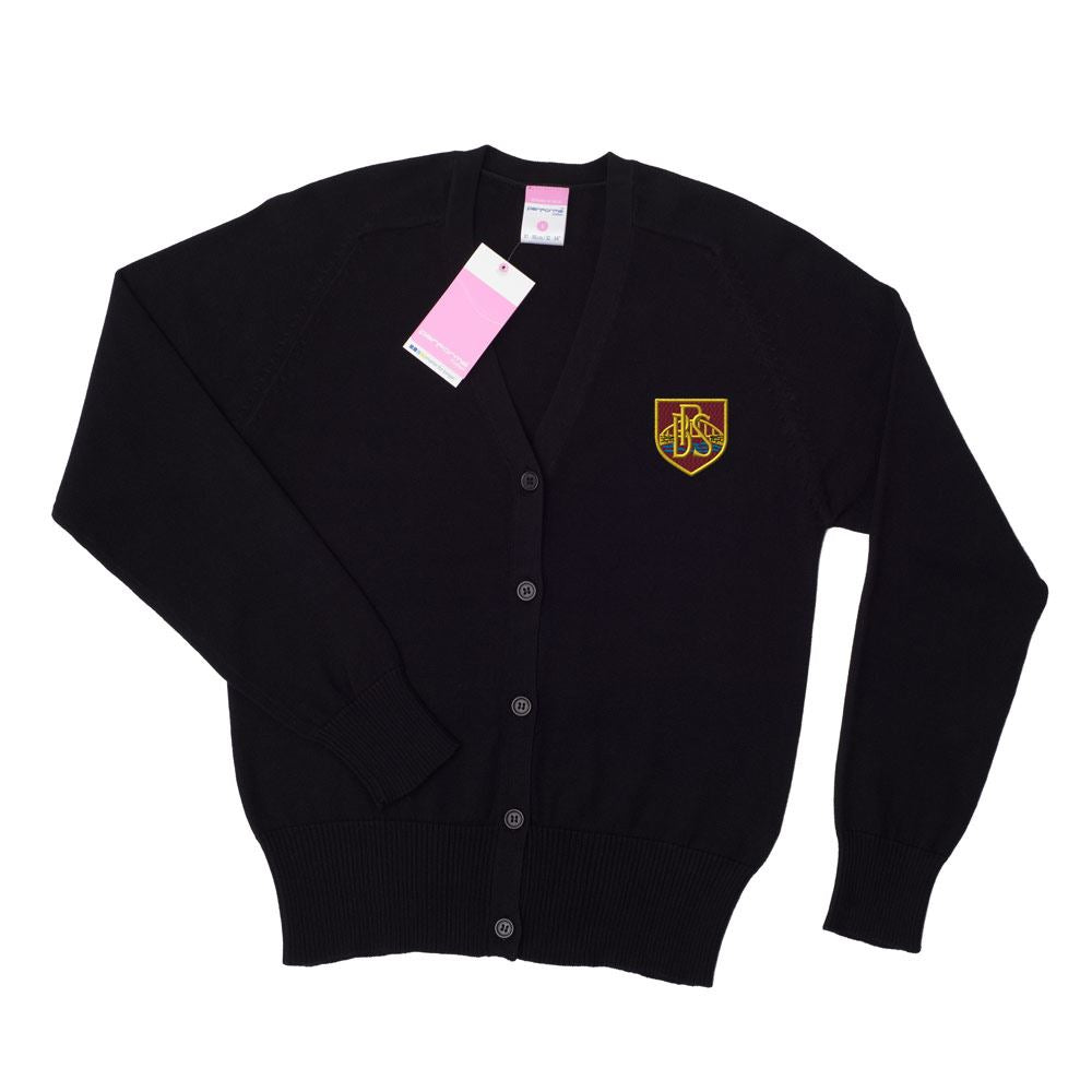 Bonhill Primary 50/50 Cardigan Black – Schoolwear Made Easy