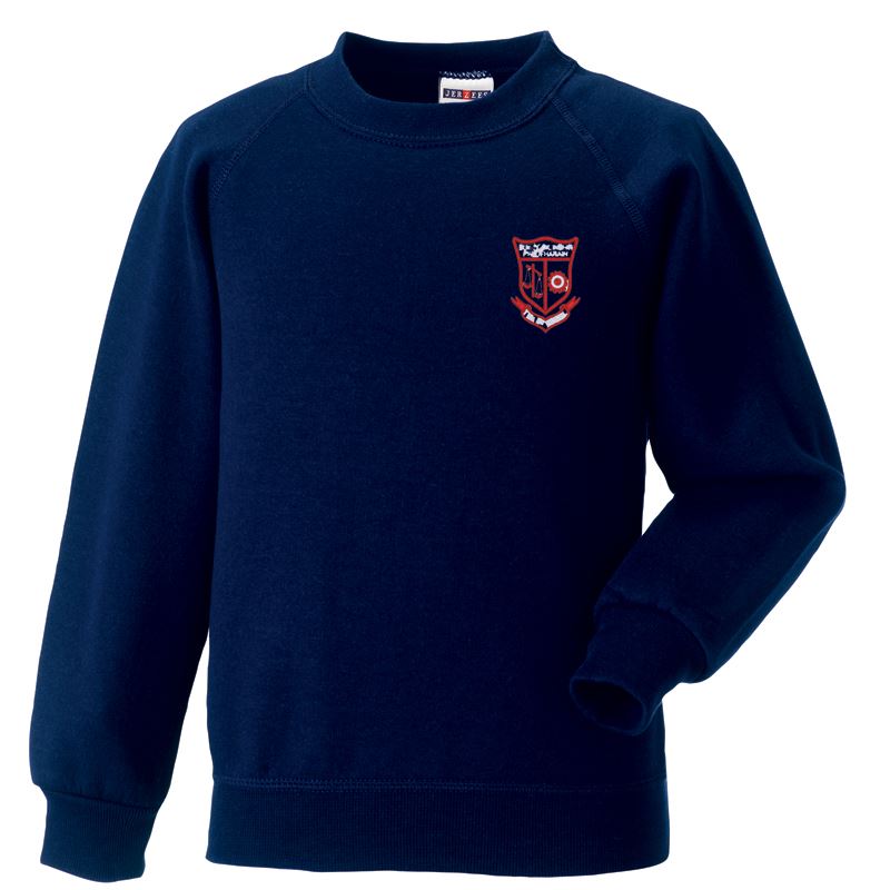 Dingwall Primary Crew Neck Sweatshirt Navy – Schoolwear Made Easy