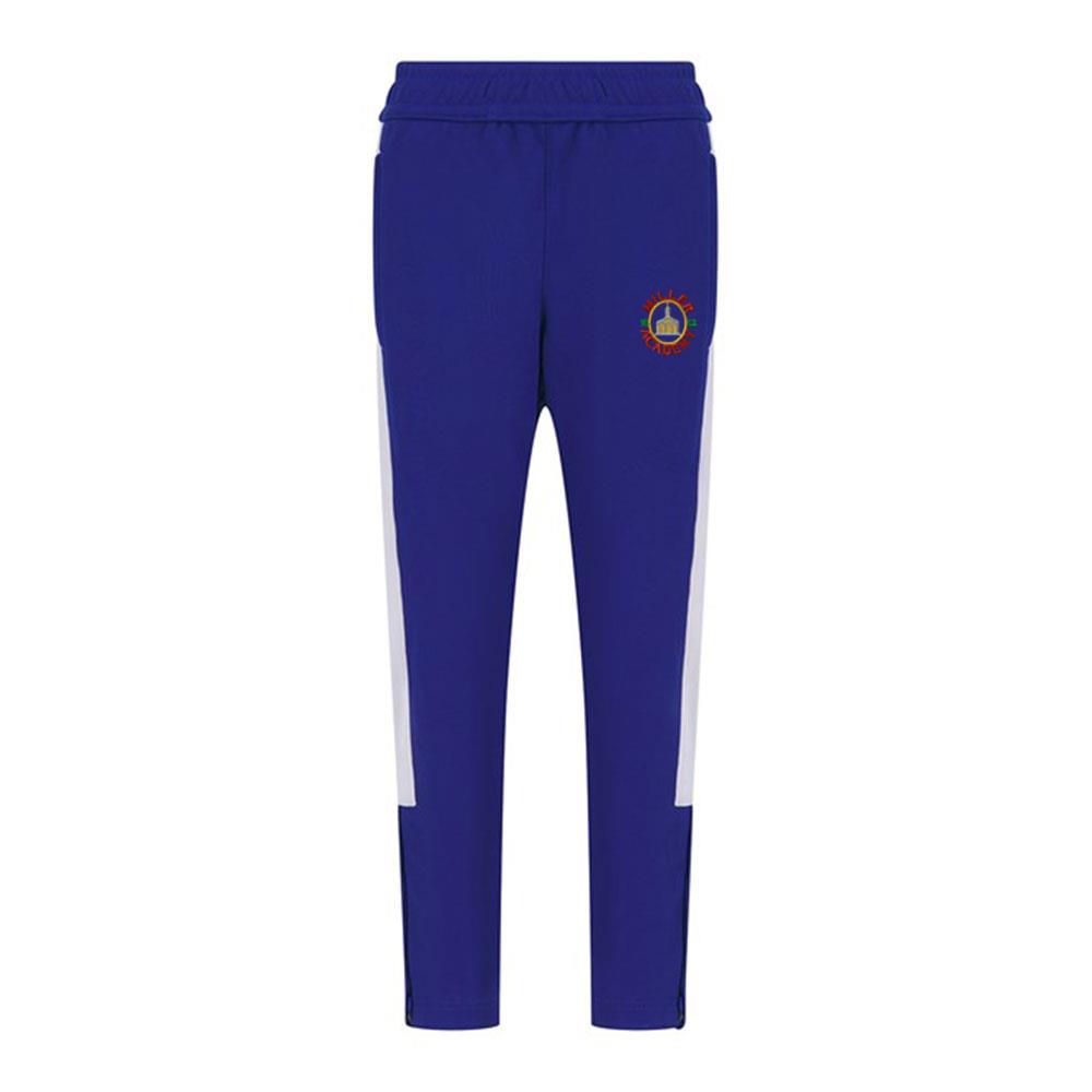 Miller Academy Tracksuit Bottoms Royal/White – Schoolwear Made Easy