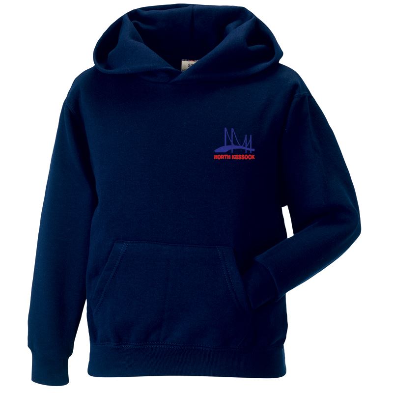 North Kessock Primary Hooded Sweatshirt Navy – Schoolwear Made Easy