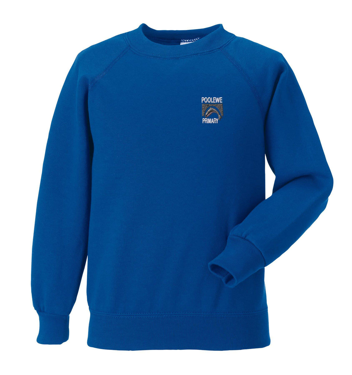 Poolewe Primary Crew Neck Sweatshirt Royal – Schoolwear Made Easy