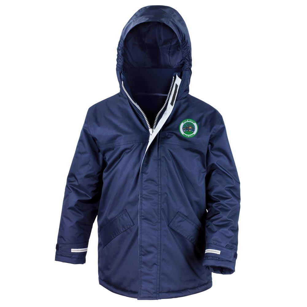 Lenzie Meadow Primary Core Kids Winter Parka Navy – Schoolwear Made Easy