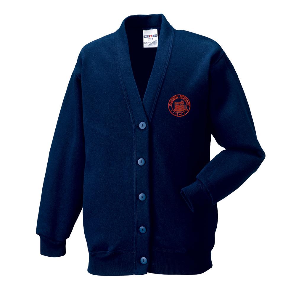 Dunbeg Primary Sweat Cardigan Navy – Schoolwear Made Easy
