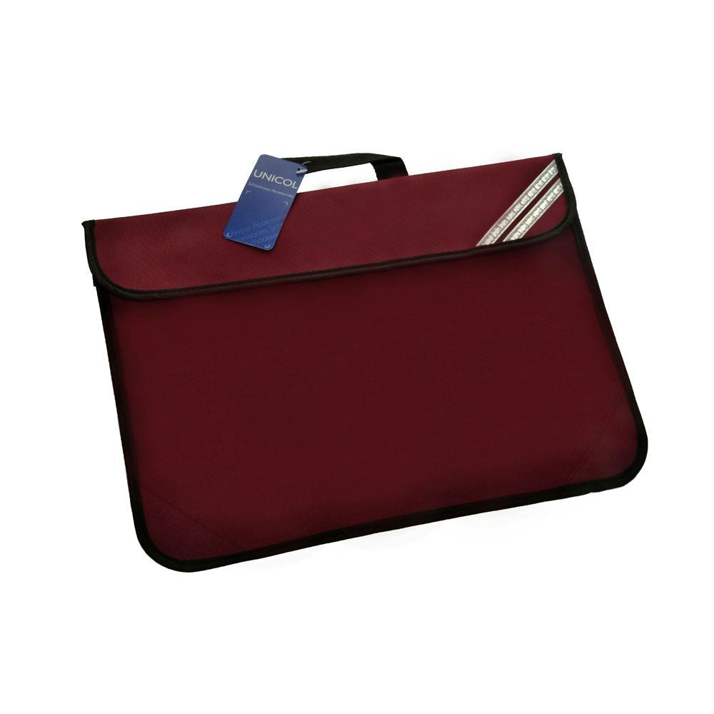 Heathery Knowe Primary Book Bag Burgundy – Schoolwear Made Easy