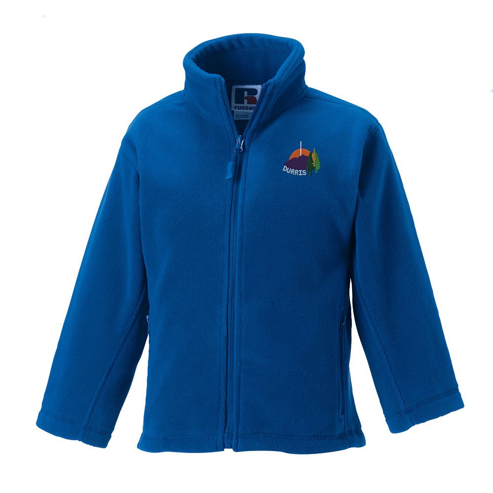 Durris Primary Outdoor Fleece Royal – Schoolwear Made Easy