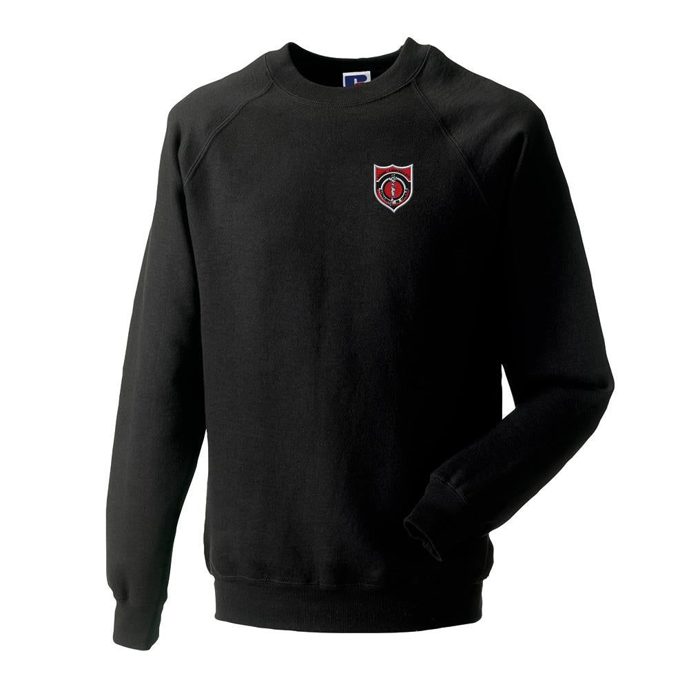 Sgoil Lionacleit Crew Neck Sweatshirt Black – Schoolwear Made Easy