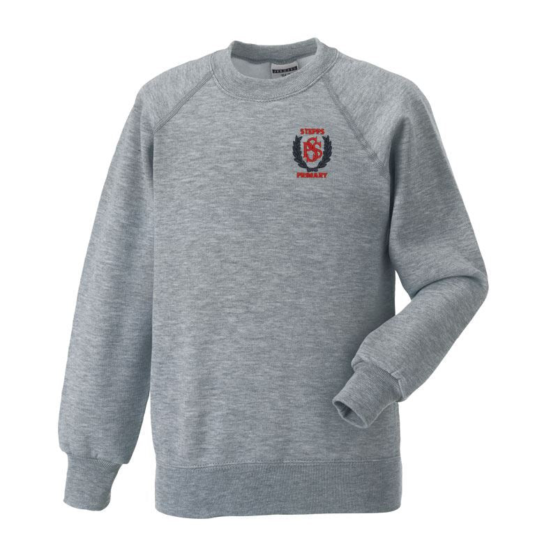 Stepps Primary Crew Neck Sweatshirt Oxford – Schoolwear Made Easy