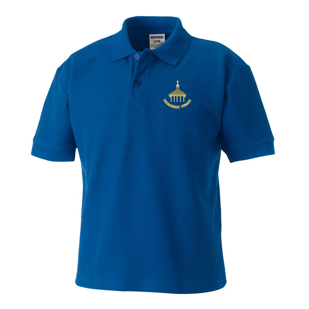 Dalmarnock Primary Poloshirt Royal – Schoolwear Made Easy